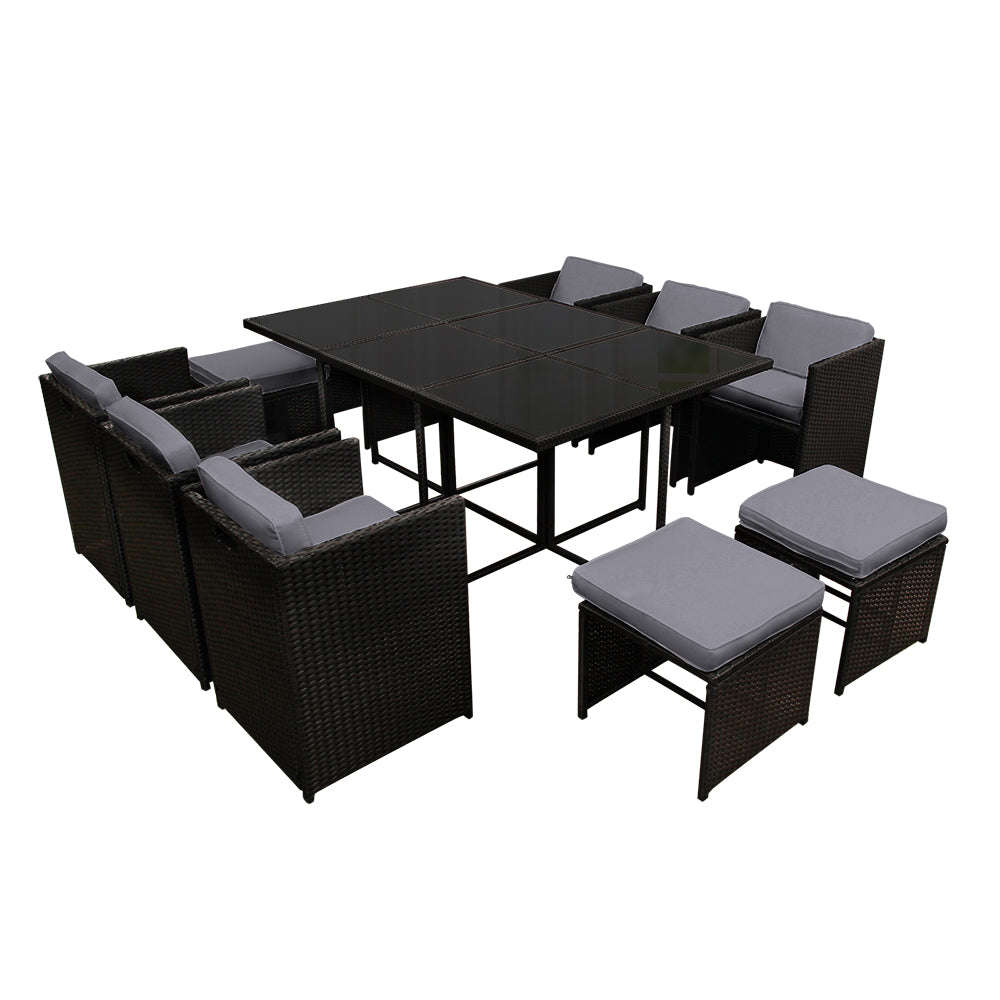 Merinda 11 Piece Outdoor Set