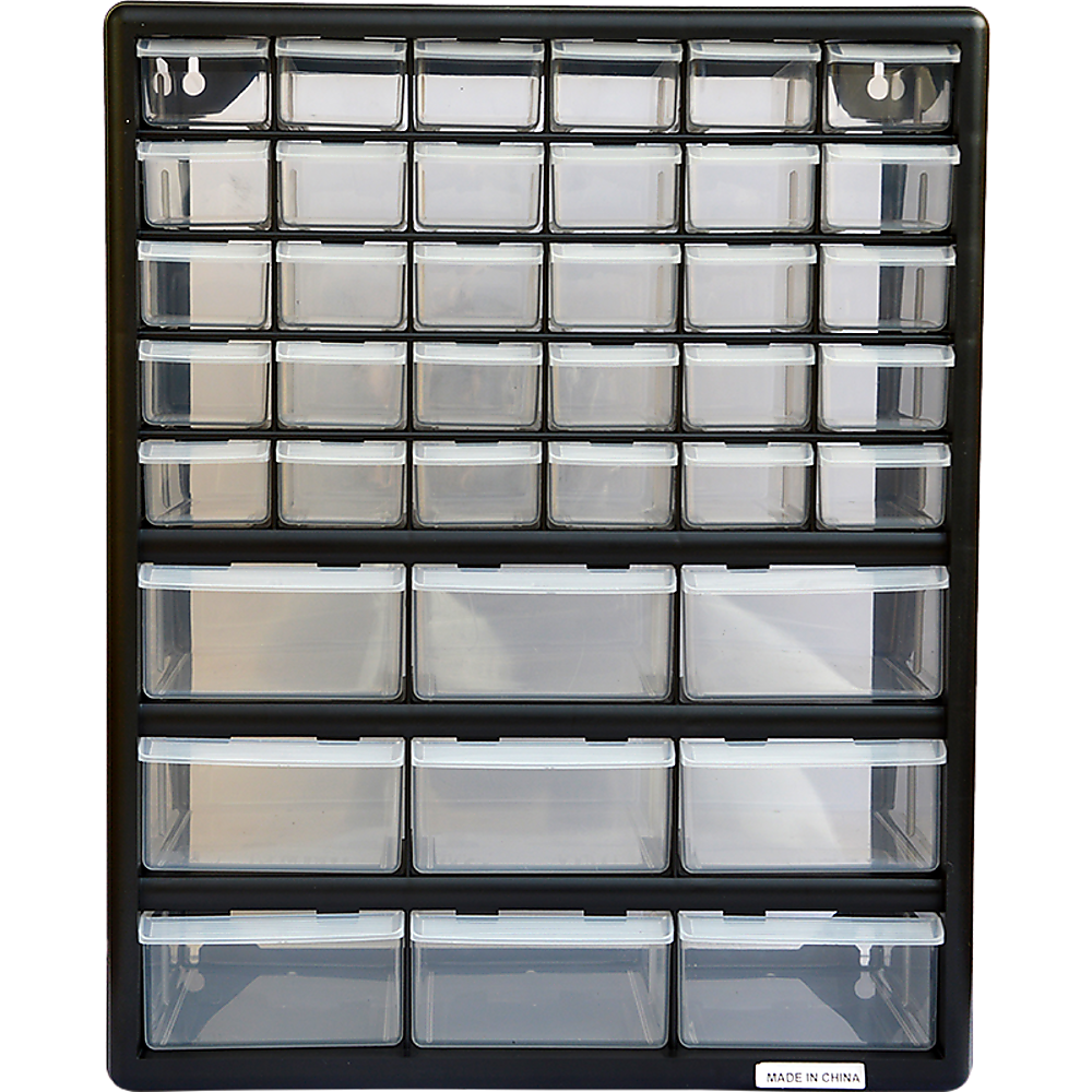 Storage Cabinet Drawers 39 Plastic Tool Box Containers Organiser Cupbo