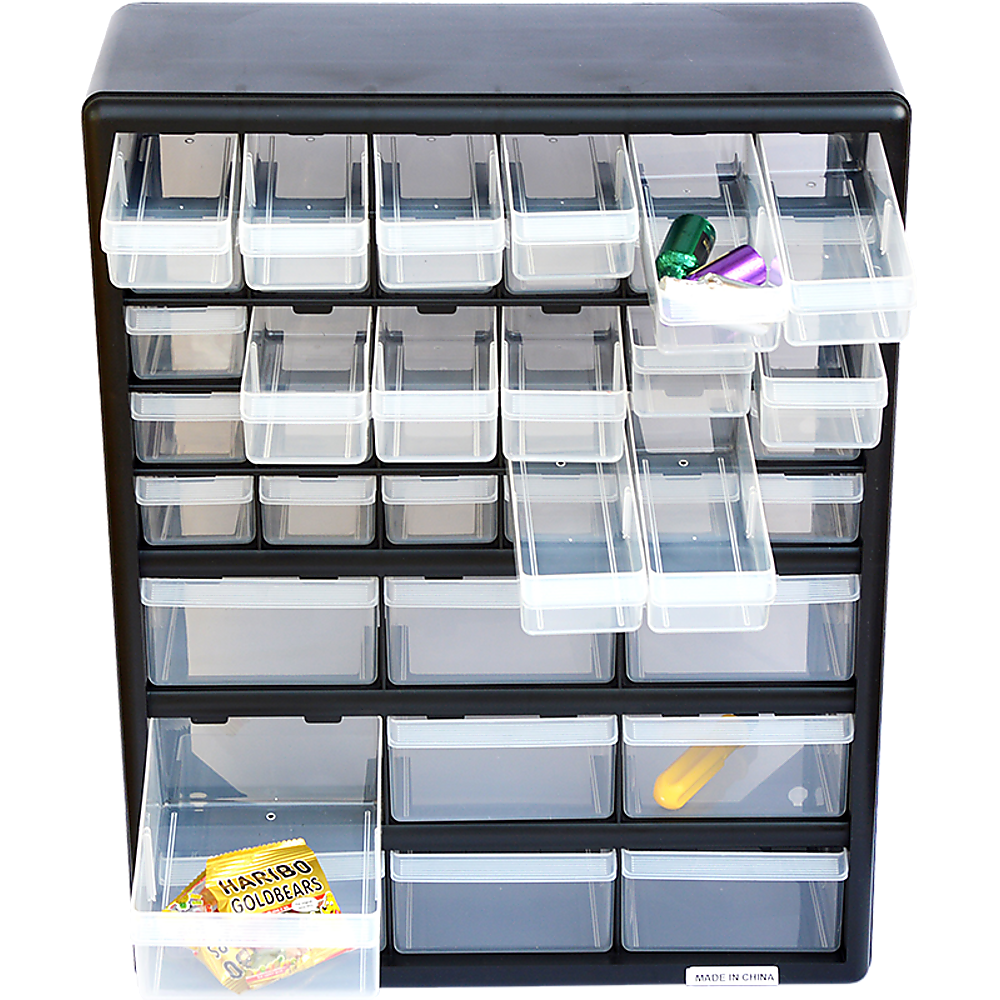Storage Cabinet Drawers 39 Plastic Tool Box Containers Organiser Cupbo